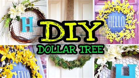 Dollar Tree Diy Farmhouse Decor Spring Wreaths Youtube