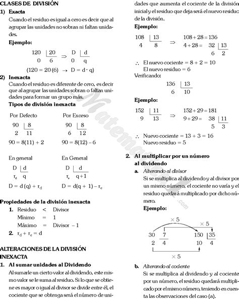 Multiplicacion Y Division Aritmetica Problemas Resueltos Pdf