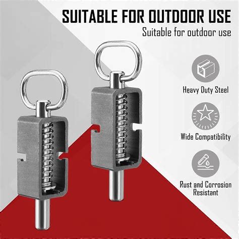 Weld On 58 Inch Spring Latch Assembly With Plain Tubetrailer Gate