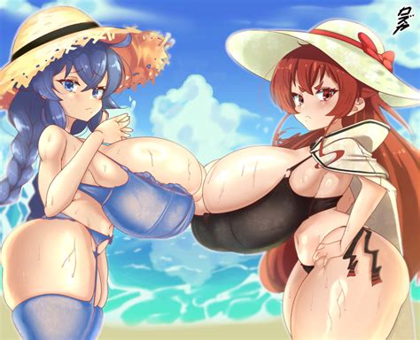 Rule 34 2girls Alternate Breast Size Annoyed Annoyed Expression Curvy