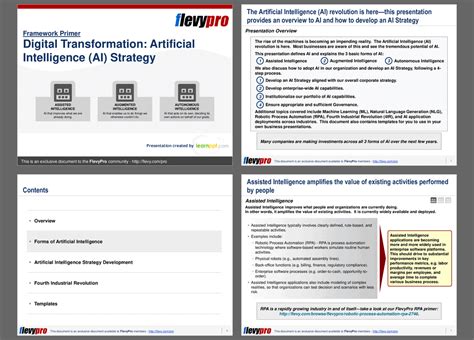 Digital Transformation Artificial Intelligence Ai Strategy Ppt Slide Deck