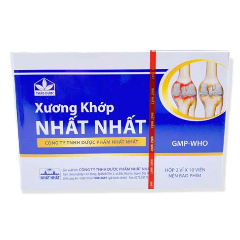 Thuốc Trị đau Lưng Xương Khớp Nhất Nhất Hộp 20 Viên Nhất Nhất