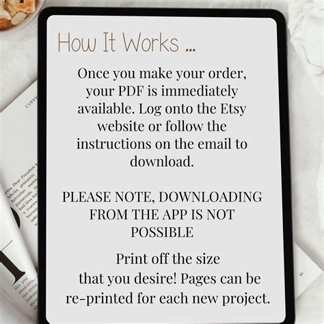 Printable Knitting Planner Page For Knitting Project Planner Boho