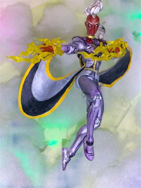 Custom Storm With Mohawk Head And Cel Shading R Actionfigures