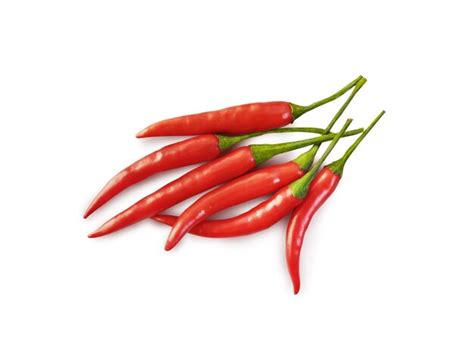 Premium Photo Chili Pepper Isolated On White Background Ripe Chili