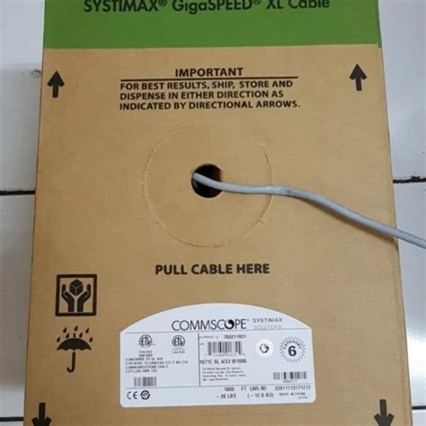 Jual Kabel Utp Systimax Cat 6 Cat6 Commscope Systimax Lan Data