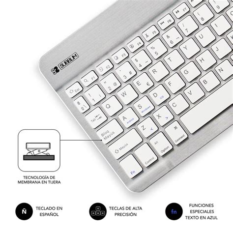 Teclados Para Móviles Tablets Teclado Tablet Subblim Smart Bt Keyboard Silver Dmi Computer S A