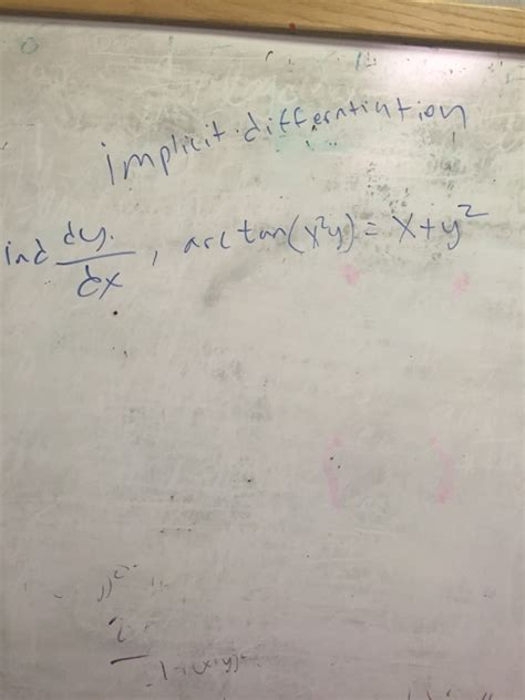 Solved Implicit Differentiation Dydx Are Tan Y2y X