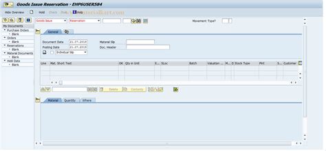 Migogi Sap Tcode Goods Movement