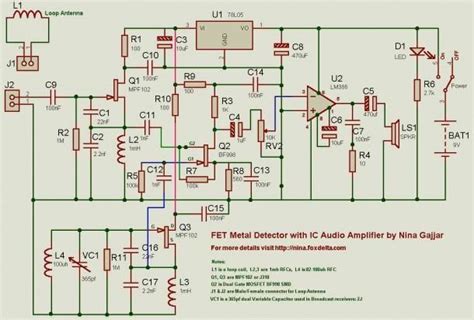 Gold Metal Detector Circuit Diagram