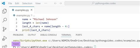 how to get the last 4 characters of a string in python