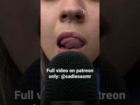 ASMR Close Up Slow Lens Licking Kiss Sounds