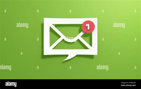 New Email Notification Concept For Business Email Abstract Minimalist