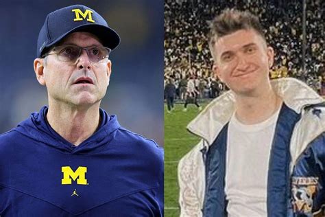 Jim Harbaugh Michigan Hc Jim Harbaughs Son James Posts A Heartfelt