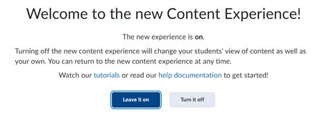 Table Of Contents Dropdown Option Brightspace