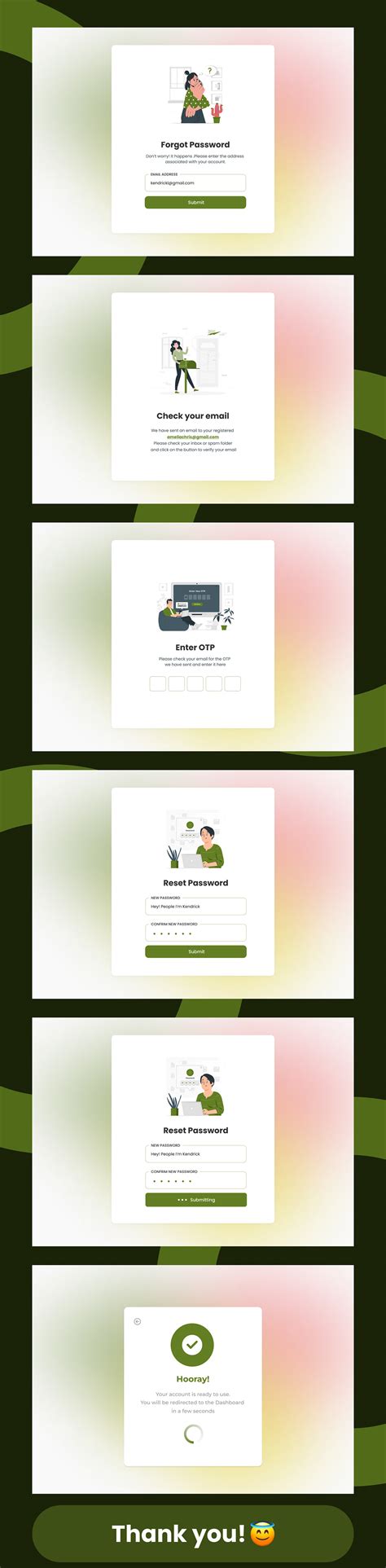 Forgot Password On Behance