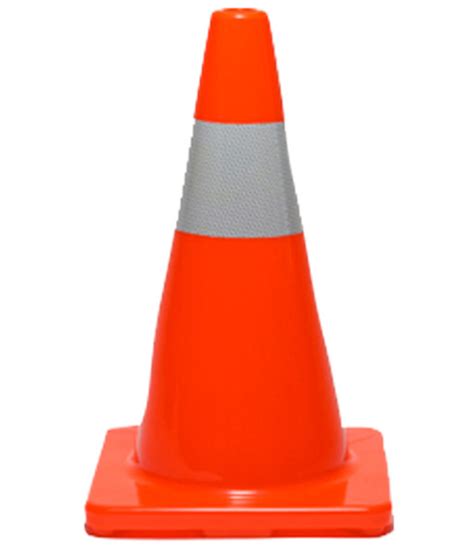 Tc450r Esko Reflectorised Traffic Cone Orange 450mm Safety