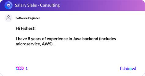 Hi Fishes I Have Years Of Experience In Java Fishbowl