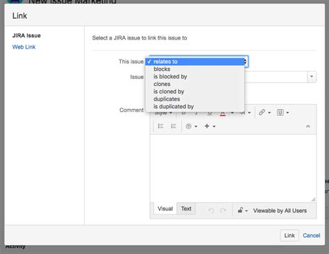 jira how do you link two issues jira seibert group answers
