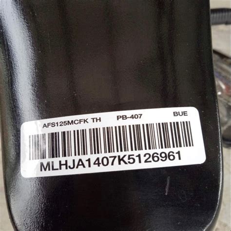 Jual Id Sticker Barcode Honda Thailand Wave Icon Click Stlyo Scoopy Pcx Wave 125 Sticker Oktan
