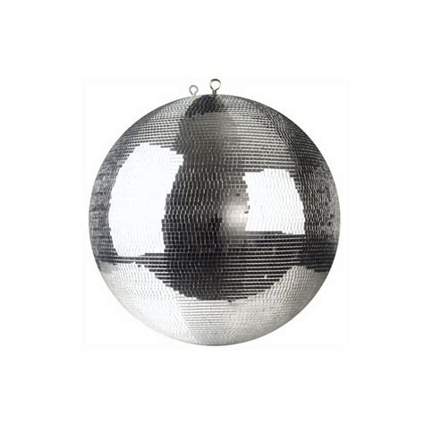 Satisfire Discolicht Spiegelkugel 40cm Silber Safety Discokugel 7x7mm