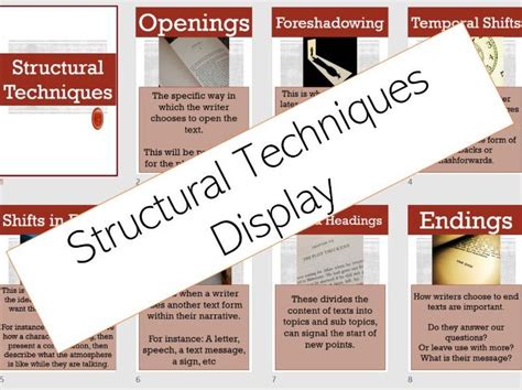 Structural Techniques Display Teaching Resources