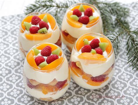 Tiramisu Cu Fructe La Pahar DesertdeCasa Ro Maria Popa