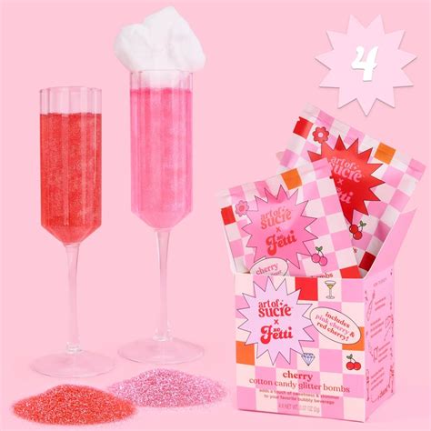 Xo Fetti X Art Of Sucre Cotton Candy Glitter Drink Bombs
