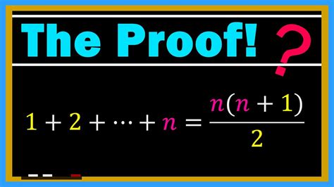 Sum Of First N Natural Numbers Proof By Induction Some3 Youtube
