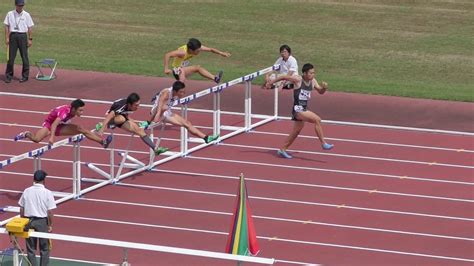 2019 東北陸上競技選手権 男子 110mh 予選2組 Youtube