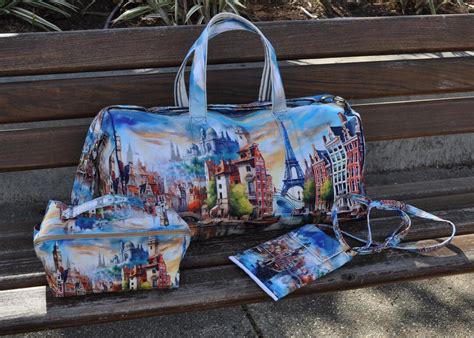 Travel Weekender Bags Set Etsy