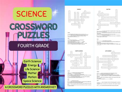 Grade Science Crossword Puzzles