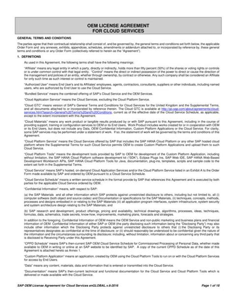 Oem Contract Template Williamson