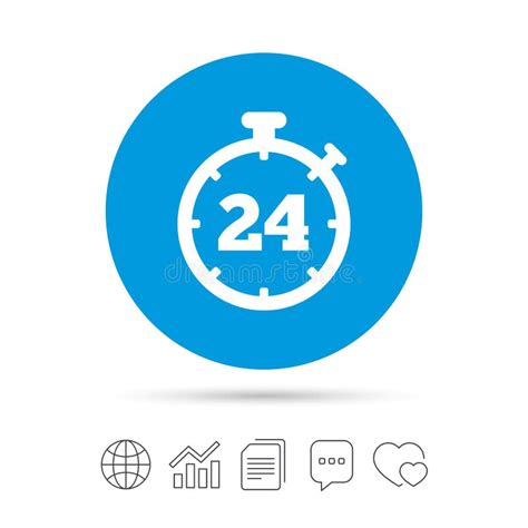 Icono De La Muestra Del Contador De Tiempo Símbolo Del Cronómetro De 45