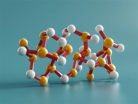 Abstract Structure Background Of Molecule Or Atom Molecular Structure