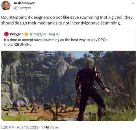 Counterpoint Save Scumming Know Your Meme