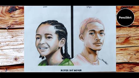 Drawing Jaden Smith 2010 2020 Pencilart Youtube