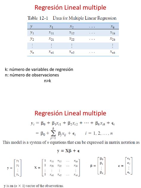 Construcción De Modelos Regresion Lineal Multiple Pdf Regresión Lineal Análisis De Regresión