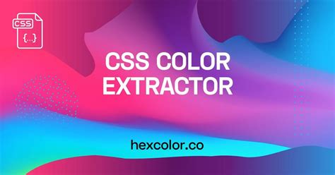 Css Color Extractor Online Css Color Checker Tool Rsideproject