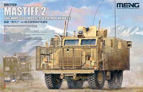 Meng Models 135 Mastiff 6x6 Patrol Vehicle British Army Wonderland