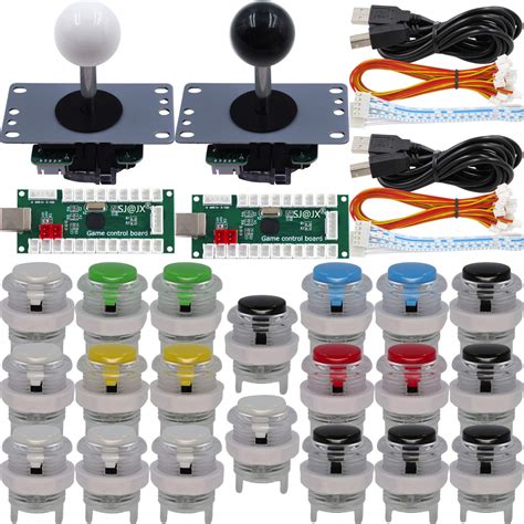Buy SJ JX Arcade Game 2 Player Controller DIY Kit Microswitch Button 4