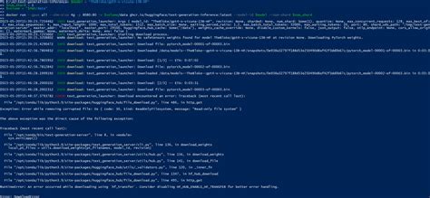 Unable To Download Models · Issue 346 · Huggingfacetext Generation Inference · Github