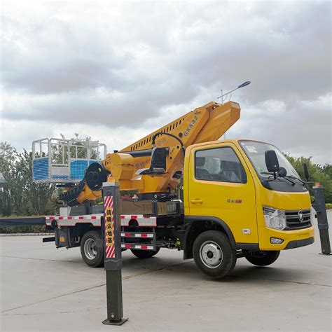 33m Telescopic Boom Aerial Work Platform High Altitude Operation Truck With Working Bucket