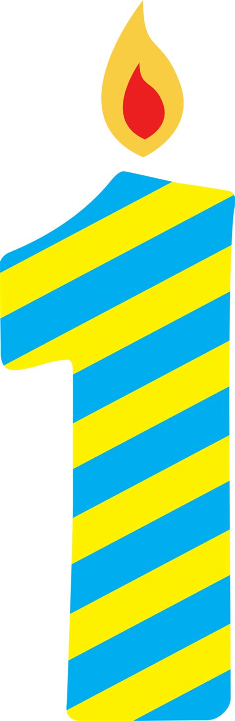 Free Coleção De Aniversário De Vela Número 1 13784699 Png With