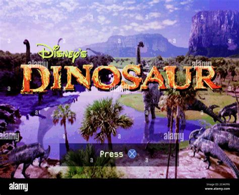 Disney S Dinosaur Sony Playstation PS PSX Editorial Use Only Stock Photo Alamy