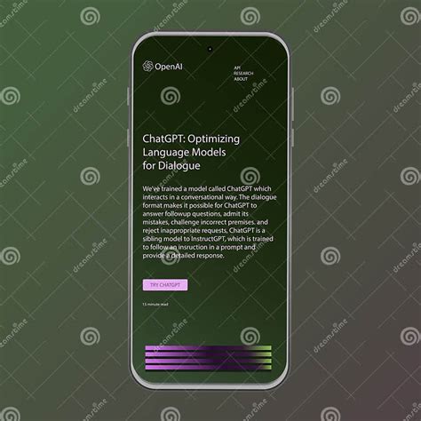 Smartphone Screen with ChatGPT Chat, AI Tool, and Artificial Intelligence Chatbot from OpenAI ...