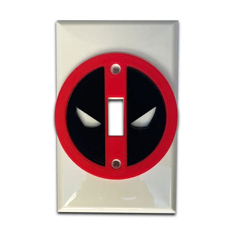 Deadpool Light Switch Cover 3d Printing By Muckychris