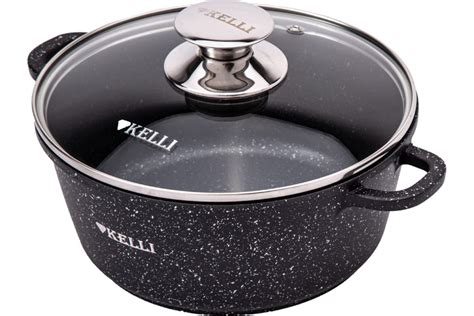Кастрюля KELLI с мраморным покрытием, 3.5 л KL-4022-20 - выгодная цена ...