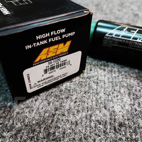 Насос топливный - AEM - 340 л/ч (бензин, этанол E100, метанол M100 ...