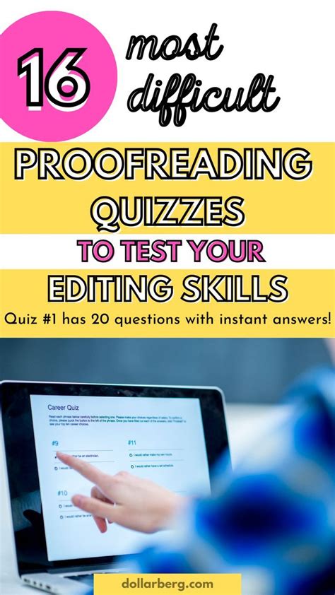 46 Free Proofreading Quizzes To Test Your Editing Skills Artofit